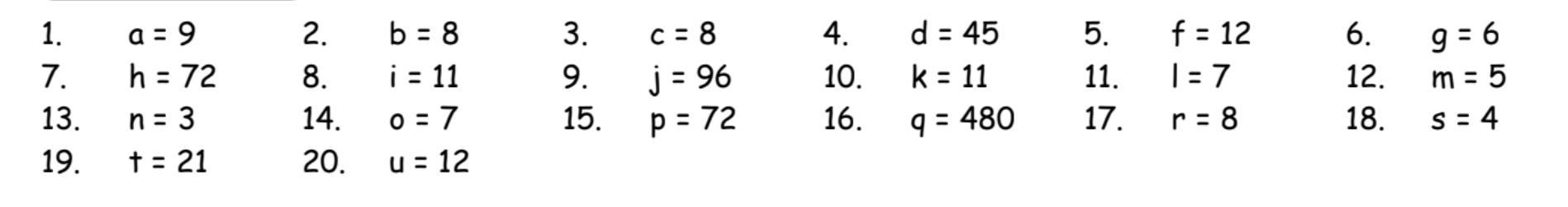 8C1MAT22: Answers | MHOL